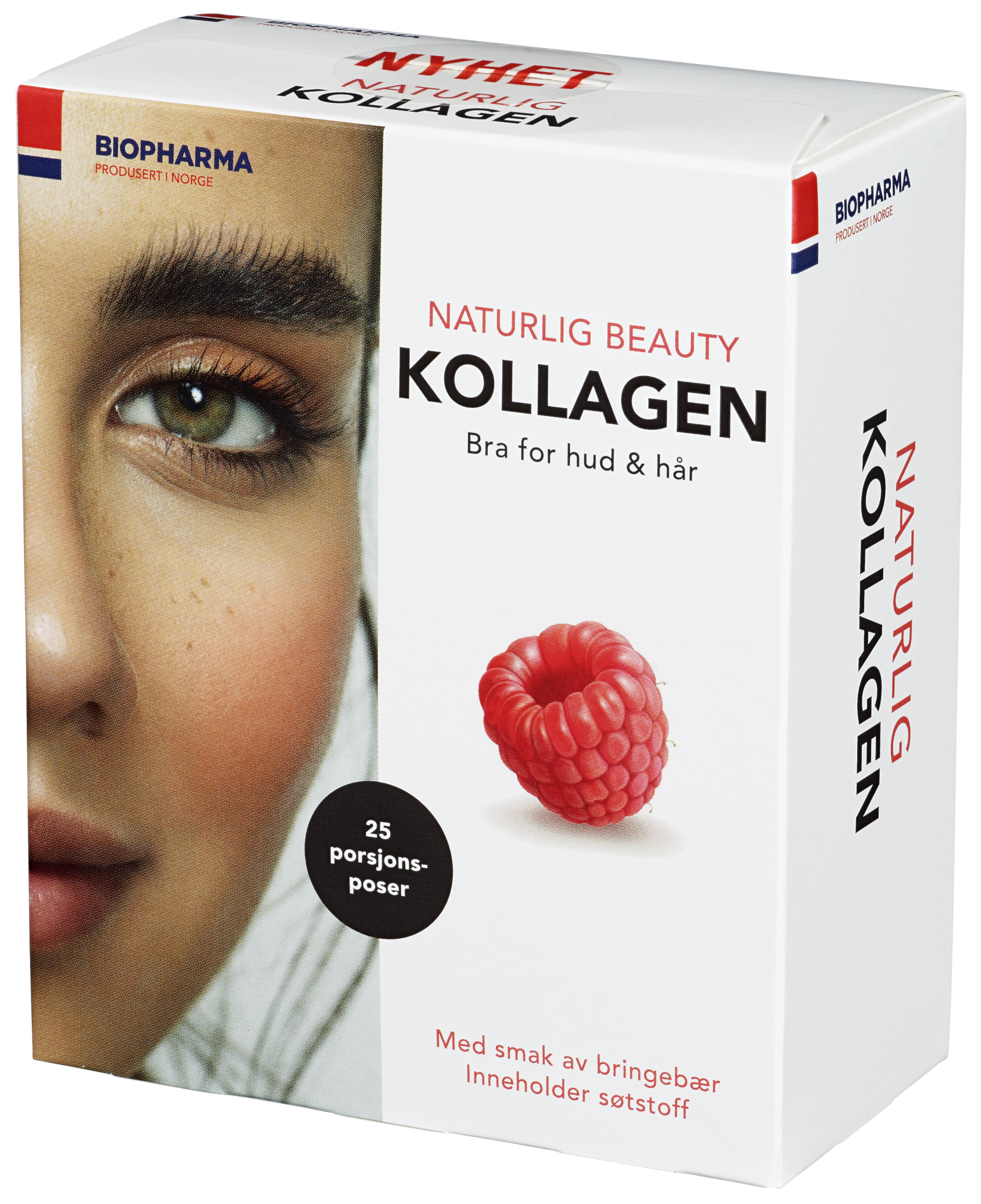 Biopharma Kollagen Bringebær